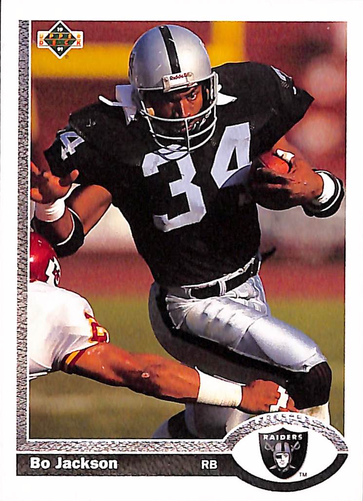 Bo Jackson Football Collector Cards Large Selection Top Cards and In M ...