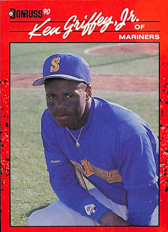 1990 Donruss Ken Griffey Jr. Baseball Error Card #61 - Error Card - Mi ...